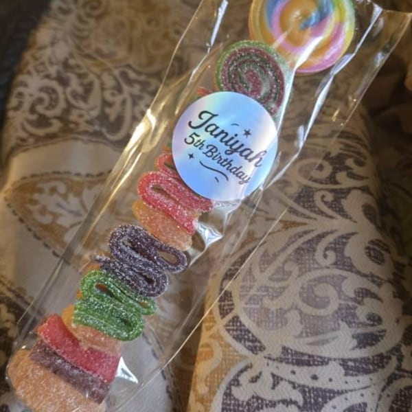 Gelatin-free Candy Kabob Party Favors - Set of 20 - Etsy