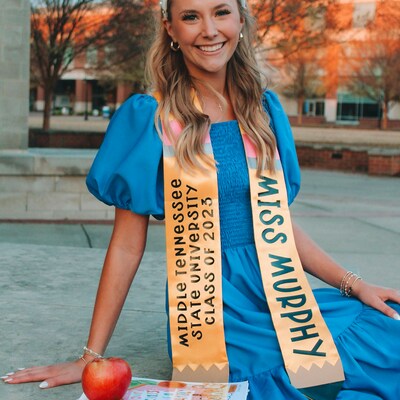 Teacher Graduation Stole - Etsy