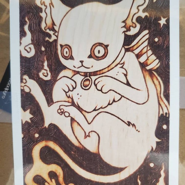 Medieval Dragon 5x5 Print Pyrography Artwork Print - Etsy