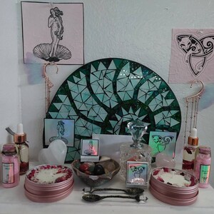 Hel/hela Dendritic Opal Goddess Ritual Altar Set Kit Norse - Etsy