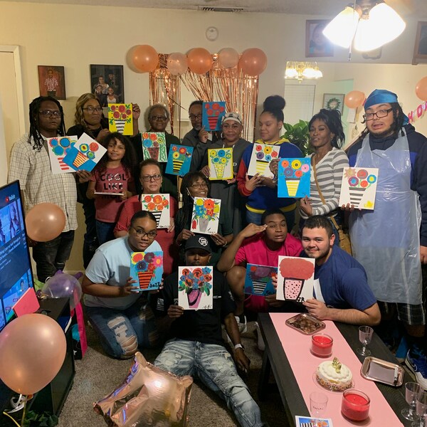 Virtual "paint Night" Host Your Own Party! Everything Included ...