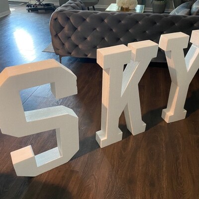 Two Large Light up Flashing Numbers Large Foam Numbers Set of Large ...