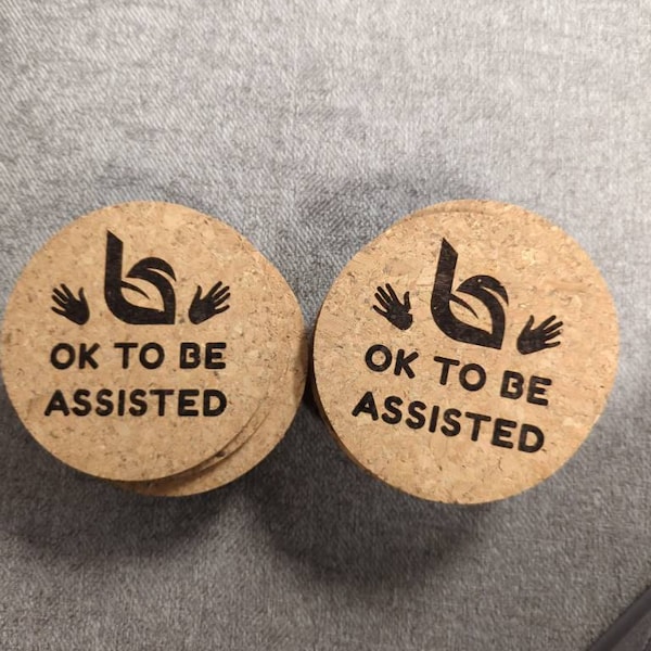 Personalized Custom Logo Cork Coasters With Your Logo or Custom Message ...