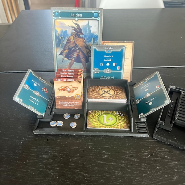 Watcher (beholder/spectator) Book Nook, 3d Printed Fantasy Book Shelf ...