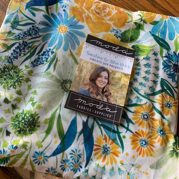 Starshine in Multi Quilt Kit Fabric Pattern and Binding and Backing ...