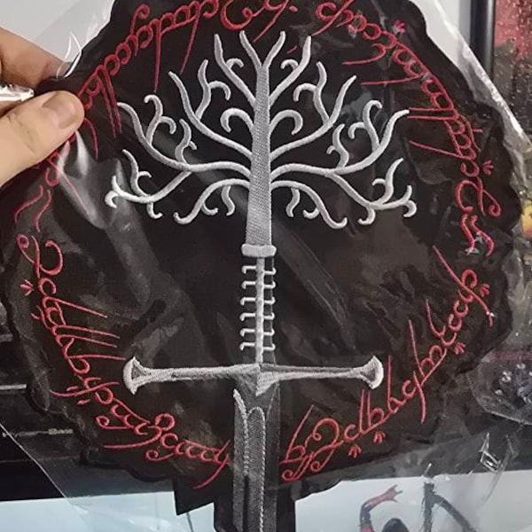 Skeleton Rock on Hands Large Patch, Horns Up, Biker's Embroidered Back ...