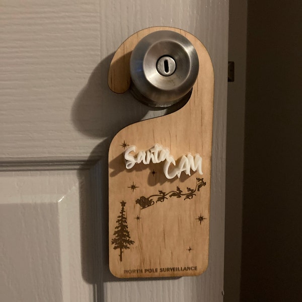 SVG Laser Cut File Santa/elf Cam Bundle + WOODEN LENSE | Christmas Tree ...