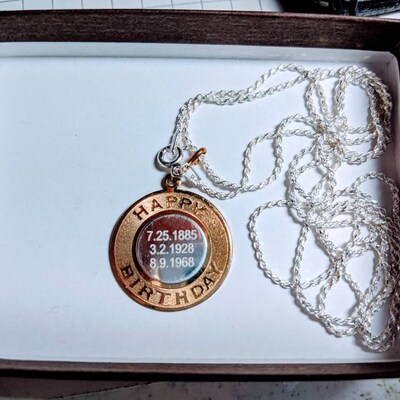 Add a Disc, Engraved Disc, Monogrammed Disc, Custom Handwriting Pendant ...