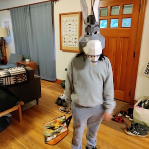 DONKEY SHREK MASK Diy - Etsy