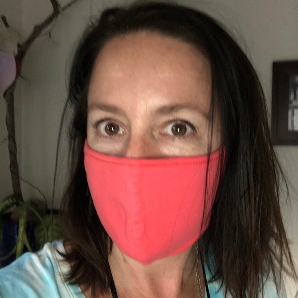 Cotton Face Mask for Men Women | Double Layer Cloth Face Cover ...