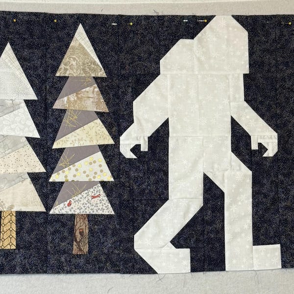 Forest in 3 Sizes, 8" 10" 12" Square. FPP Foundation Paper Piecing ...