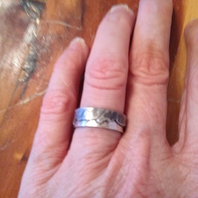 Silver Mountain Range Ring Outdoor Wedding Ring Silver - Etsy