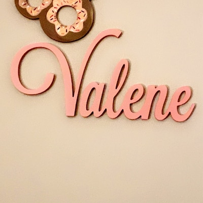 Large Wooden Name Sign Ava Custom Name Sign Nursery Decor Wooden Wall ...