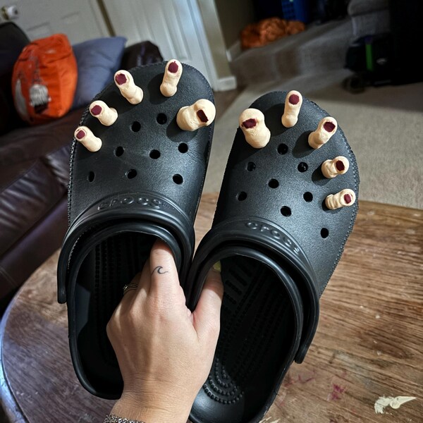 Realistic Toes Jibbits-inspired Charms for "croc" Style Clogs Crocs - Etsy