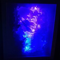 Mermaid Shadow Box SVG PDF PNG Paper Cutting Instant Download Template ...