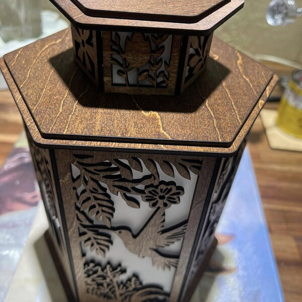 Arctic Glow: 3D Polar Animal Arctic Scene Laser Cut Lantern With ...