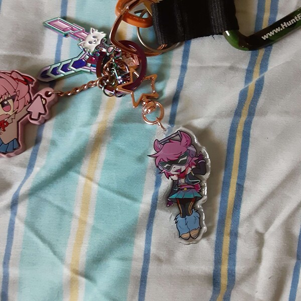 Fan Made | Double Sided Acrylic Keychains | Remi, Joni, DJ Bop, Azuki ...