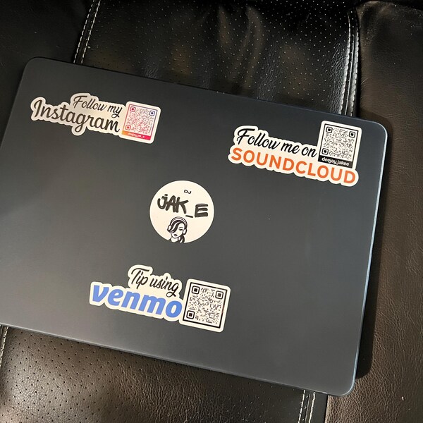 Custom Venmo Sticker Word QR Code | Custom Word QR Code | Personalised ...