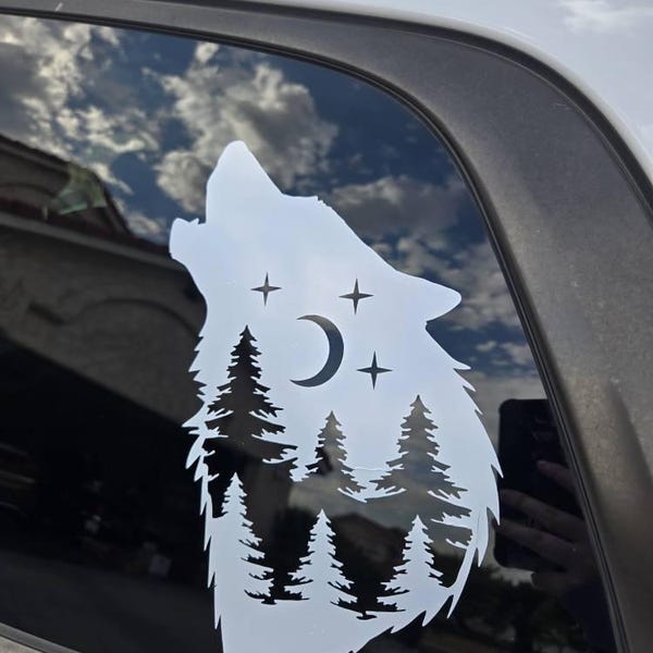 Wendigo Car Decal Wendigo Sticker Bumper Sticker for Cars Cryptid Vinyl ...