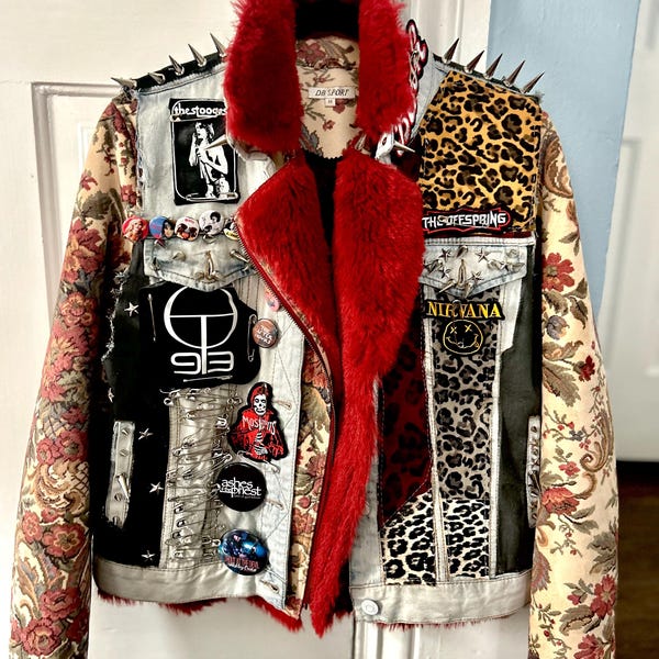 The Stooges Iggy Pop Sew on Punk Patch. for Crusty Battle Vests, Pants ...