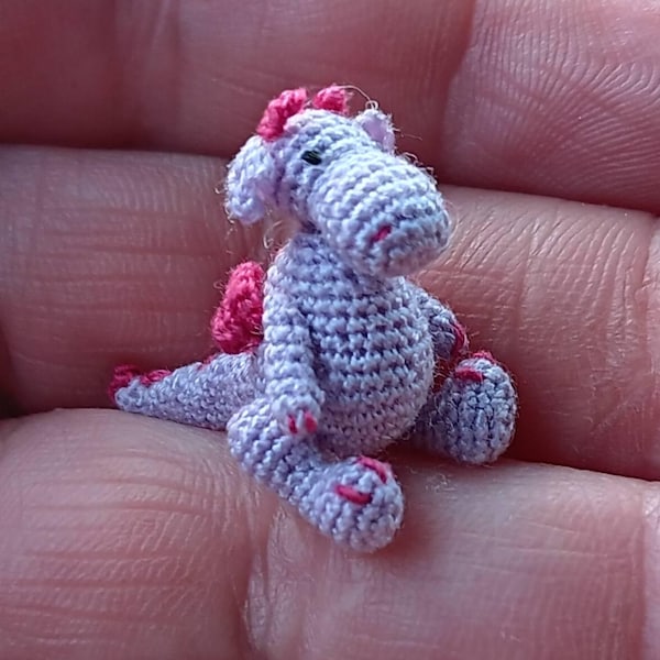 Micro Crochet Amigurumi Realistic Lemur Art, Mini Micro Animals Lemur ...