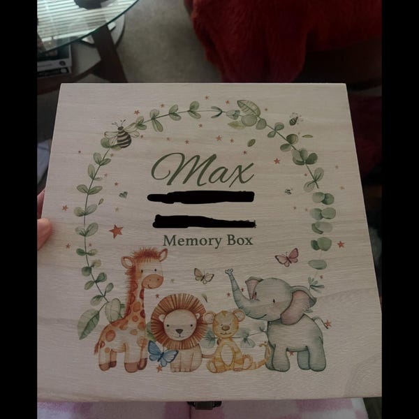 Personalised Large Engraved Wedding Wooden Memory Box Gift for Newly ...