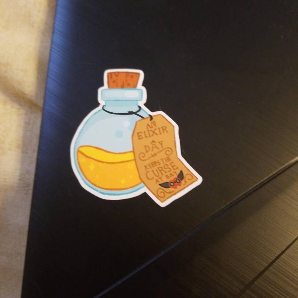 The Legend of Zelda Master Sword Sticker, Transparent Waterproof Vinyl ...