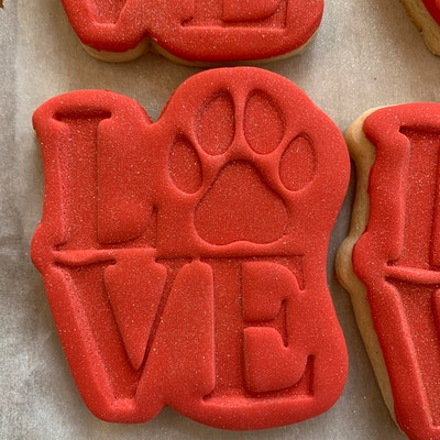 Dog Paw Set Cookie Cutter Dog Birthday Cookie Cutter Dog Paw Set Set ...