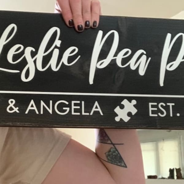 New Home Sign Our First Home With Address-family Name-est Date ...