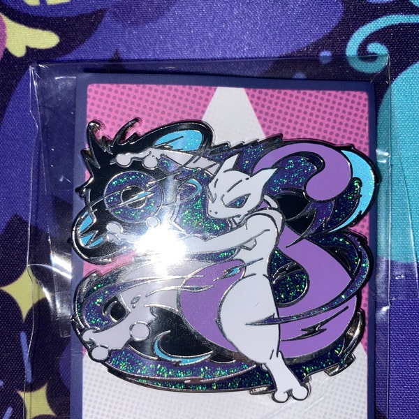 Mewtwo Legendary Psychic Pokémon Enamel Pin - Etsy