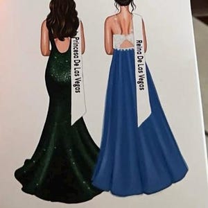 Personalized Pageant Girl Portrait Sticker Pageant Gifts Pageant ...