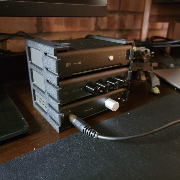 For Schiit Magni/modi - Under-desk "schiitsicle" Stacked Mount for ...