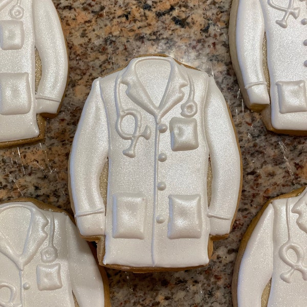 Lab Coat Cookie Cutter - Cookie Cutters by Nori - CN0554 - Etsy