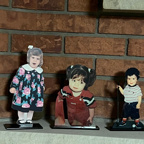 Custom Photo Statuette, Acrylic Photo Cutouts, Custom Photo Sculptures ...