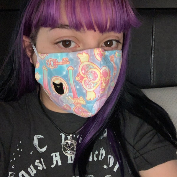 Sailor Moon Princess Inspired Face Mask With Nose Strip and Filter ...