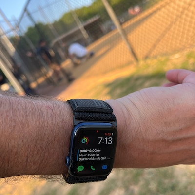 Tefeca Fortitude Series Ultra Wide Hook and Loop Band for Apple Watch ...