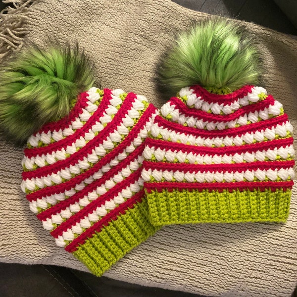 Mountain Ridge Beanie Crochet Pattern by Sheepish Stitches|toque ...