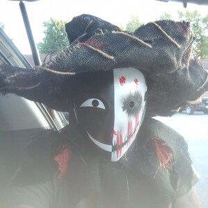 Scary Halloween Scarecrow Mask - Etsy