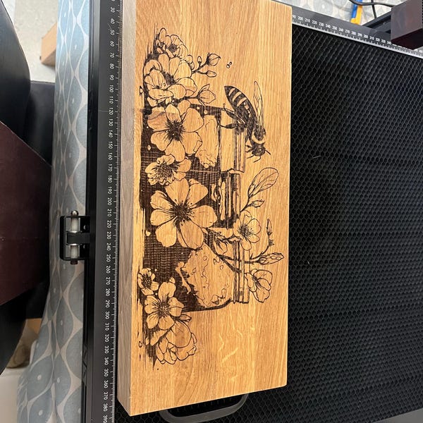 Laser Burn PNG, Laser Engrave File, 3D Illusion, Laser Burn File, Xtool ...