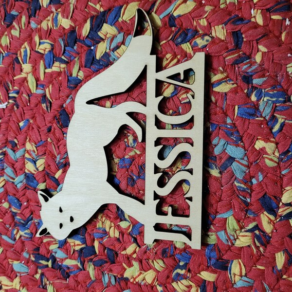 Fox Name Sign, Nursery Decor, Personalized Wood Sign, Wooden Name ...