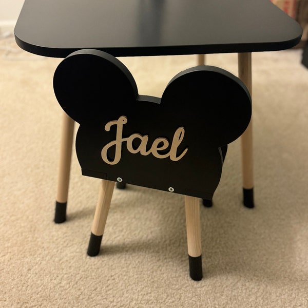 Unique Kids Table and Space Rocket Chairs Set/exclusive Toddler Table ...