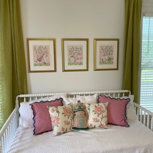 Set of Two Nursery Art Prints Parisian Carousel and Cafe With Preppy ...