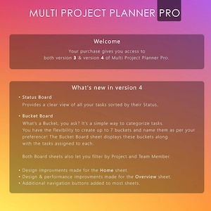 Multi Phase Project Planner Management Dashboard Excel Template Task ...