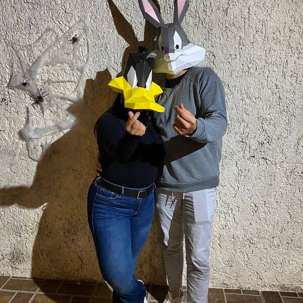 BUGS BUNNY DIY Looney Tunes Mask - Etsy