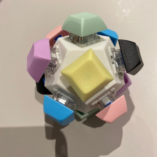 Dodecahedron 12 Key Mechanical Fidget Clicker - Etsy