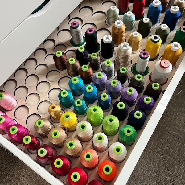 Ikea Alex 6-drawer Unit Thread Storage Trays | Thread Spool Organizers ...