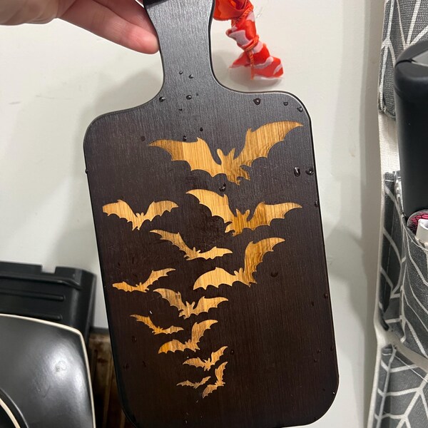 Bat Cutting Board - Etsy