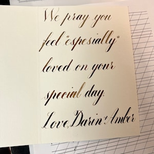 Walnut Shimmer Red Calligraphy Ink Calligraphy Kit - Etsy