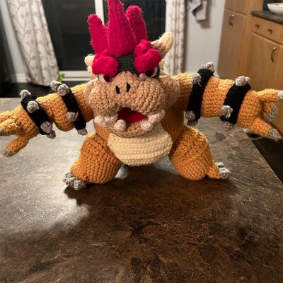 Bowser Crochet Pattern Amigurumi PDF ENGLISH Instructions - Etsy
