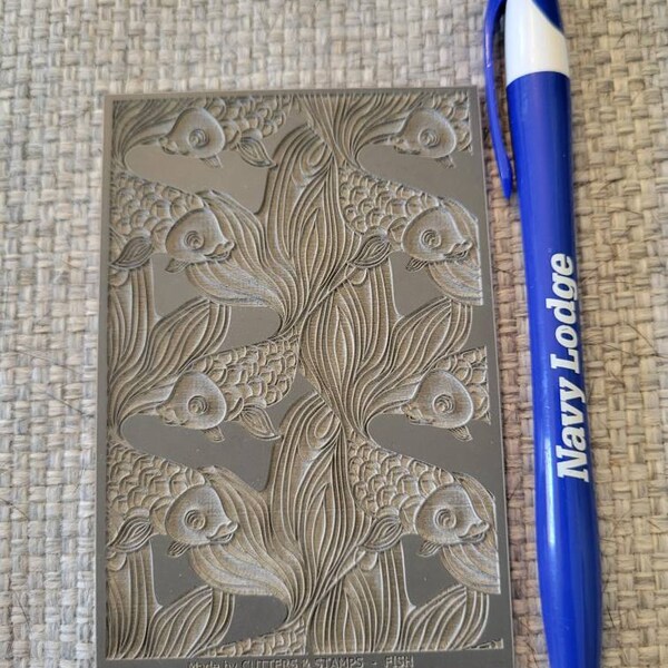 BLOSSOM PRESS Texture Mat for Polymer Clay | Clay Pattern Stamps ...